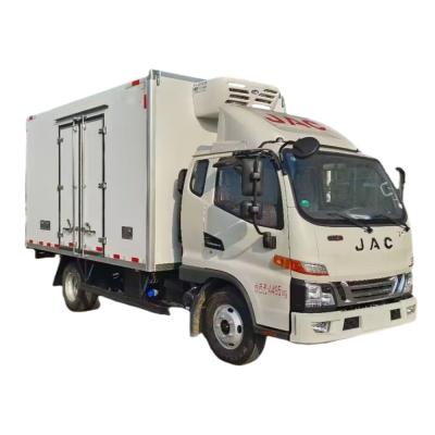 China China Factory Customized JAC V5 Refrigerator Truck Freezer Food Meat Transport Container Box Refrigerated Truck for sale