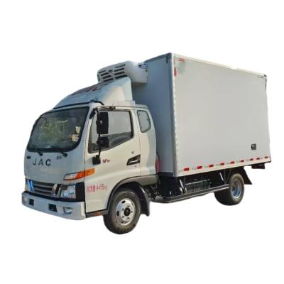 China China Factory Customized JAC V5 Refrigerator Truck Freezer Food Meat Transport Container Box Refrigerated Truck for sale