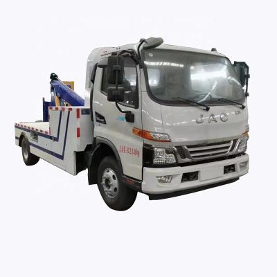 China JAC Multifunction Platform Road Wrecker Truck Obstacle Clearing Vehicle Trailer for sale