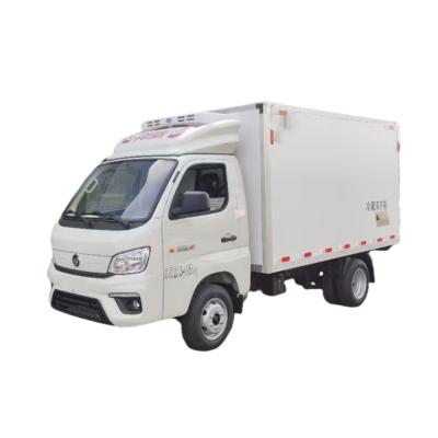 China Factory Promotion Foton XiangLing M1 2Ton 3Ton Freezer Food Meat Transport Container Refrigerated Box Truck Refrigerator Truck for sale