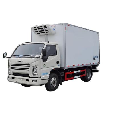 China JMC 4X2  4.2M Somewhat Mixed New Energy Refrigerated Trucks Van Refrigerator Truck Wagon for sale
