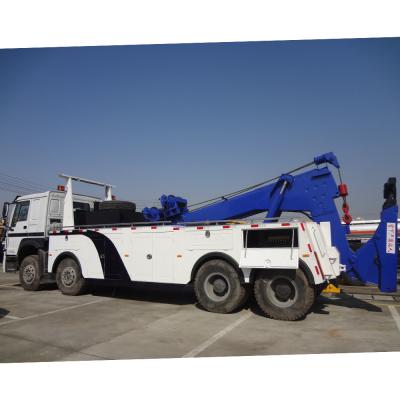 China SHACMAN 12 Wheels Rotator Tow Truck 6x4 Driving Tow Wrecker Truck 50 Ton for sale