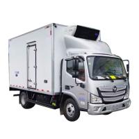 China New Brand 4x2 FOTON  4.2M Mini Refrigerated Trucks Van Refrigerator Truck Wagon for sale