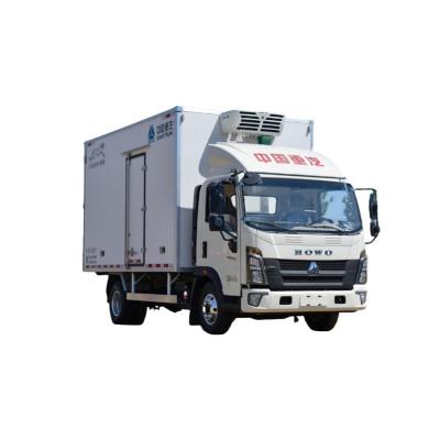 China SINOTRUK HOWO Commander 160 Horsepower 4X2 4.1 Meter Refrigerated Truck EU 1-6 for sale