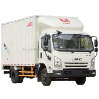 China 4x2 JMC Single Cabin Small Light Van Truck 3Tons 5Tons Closed Box Truck Best Price For Sales for sale