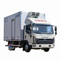 China HOWO  4*2  Refrigerator Van Box Truck     Freezer  Refrigerated Truck for sale