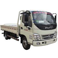 China 4x2 FOTON Aumark TX Flatbed Camion Truck 116HP Gasoline Petrol Engine Single Row Light Cargo Truck Best Price For Sales for sale
