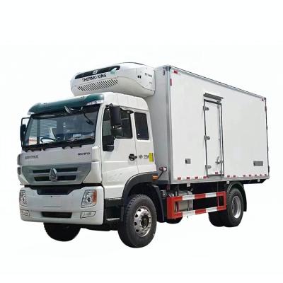 China HOWO 4*2   Multi-temperature Refrigerated Truck Cold Storage Truck   Freezer for sale