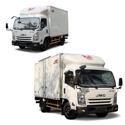 China JMC Truck 4x2 Carrying Plus N720 Single Cabin With Van body for sale