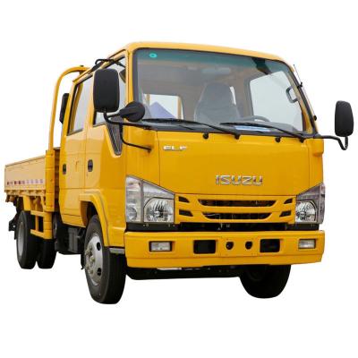 China Brand New ISUZU Mini Cargo Truck 131HP 3.2M ELF 4KB 2.5L Double Cabin Light Lorry Truck For Sales for sale