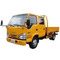 China Brand New Small ISUZU ELF 4KB 2.5 L Double Cabin Flatbed Cargo Truck Best Price for Sales for sale