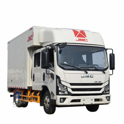 China Best Sellers JMC  Kaiyun Wide-body Double-row Van with Good Price   Box Transport Truck     Freight  Wagon for sale