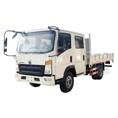 China Export Howo Double Row Pickup Truck With the Best Price    Cargo Truck for sale