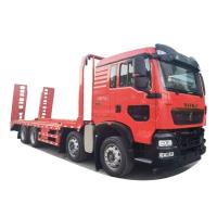China Export Euro II Reasonable HOWO 25ton Flat Low Bed Truck 9m Length Flat Bed Truck for sale