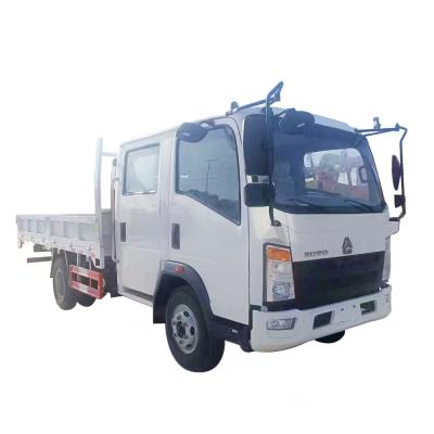 China HOWO Euro 3 Double Row  Cargo Truck  With the Best Price    Pickup Truck for sale