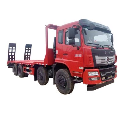 China Factory Cheap Price 8x4 Low Bed Large Flat Transportation Truck Flat Bed Cargo Truck for sale