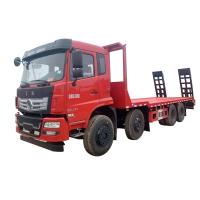 China Engineering Chassis Dongfeng 8x4 Heavy Load Weight Bed Tow Truck Flat Deck Truck for sale