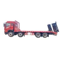 China Famous Brand FAW Lhd 8x4 12 Wheels 20ton Deck Platform Flat Bed Tow Truck for Sale for sale