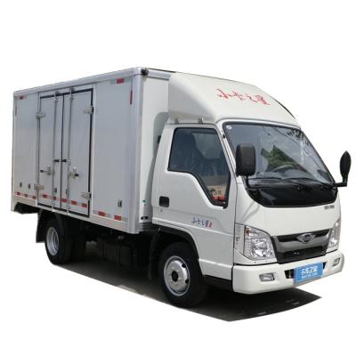 China Factory Supply  4X2  FORLAND 130HP Truck Van Trucks Cargo Van Truck With 3.3Meter Cargo Boxes for sale