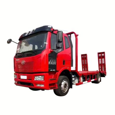 China FAW   4*2     Flatbed Carrier      Flat  Bed Truck   Machinery Equipment Transport   Truck for sale