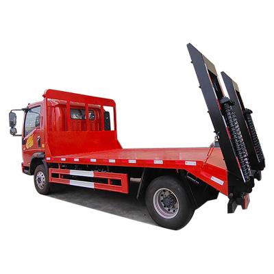China Cheap 4X2 Cargo Transport Flatbed Excavator Wrecker Towing Truck Flat Bed Truck Sale for sale