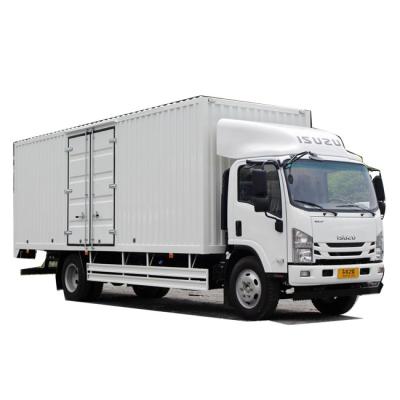 China Factory Supply  4X2 ISUZU 189HP Truck Van Trucks Cargo Van Truck With 7.08 Meter Cargo Boxes for sale