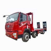 China FAW  6*2 20 Tons    Platform Transportation    Low  Flatbed Truck for sale