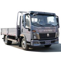 China Customized New Type HOWO 4X2  Van Trucks Cargo Van Truck With 4.15 Meter Single Row Panel for sale