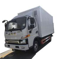 China Factory Supply  4X2 JAC Truck Van Trucks Cargo Van Truck With 4.2Meter Cargo Boxes for sale