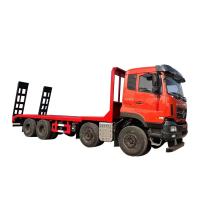 China Dongfeng Vehicle Mounted Flat Bed Truck 20 Ton 8x4 Tow Truck Automatic Transmission Type for sale