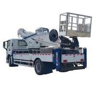 China China ISUZU Long-Reach 45m Boom Lift with Durable Hydraulic System for Heavy-Duty Projects for sale