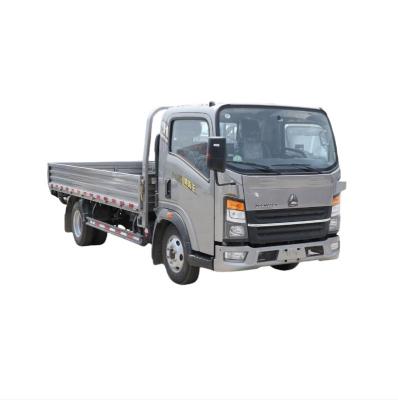 China SINOTRUK HOWO  140 WEICHAI Horsepower 4.15 Meters Single Row 4*2 Guardrail Light Truck Cargo Truck EU Standard 2 to 6 for sale