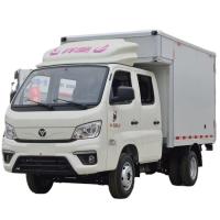 China Hot Sale Foton Xiangling Van Truck M1 1.6L 105HP 2.6m Small Light Mini Double Cabin Box Cargo Truck for sale