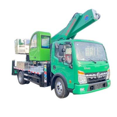 China China Manufactory Sells Small 4x2 Aerial Platform Truck 30m With Double Hydraulic Cylinder and Legs for sale