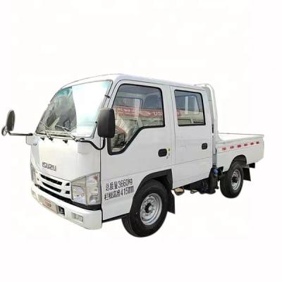 China I Suzu  4*2  Double Row Wagon   Mechanized Lorry  Column  Plate Goods Truck for sale