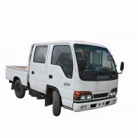 China 4*2 White I s Uzu Double Row    Fence Plate Type  Delivery Truck   Freight   Truck  Load Cargo for sale