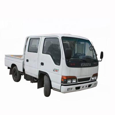 China 4*2 White I s Uzu Double Row    Fence Plate Type  Delivery Truck   Freight   Truck  Load Cargo for sale