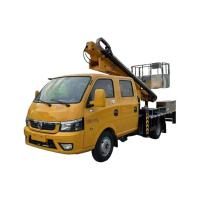 China Factory Low Price Customized DFAC Double Cabin High Altitude Operation Truck Telescopic Boom Bucket Aerial Work Platform Truck for sale