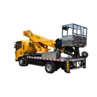 China Factory Supply Customized ISUZU High-altitude Operation Truck Overhead Mounted Aerial Work Platform Telescopic Boom Bucket Truck for sale