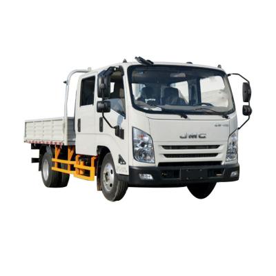 China Euro5 Mini 3ton 5ton Jmc Truck Small Light Cargo Truck Van Delivery Box Truck for sale