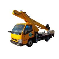 China JMC Aerial Platform Truck 5 Parts of  Retractable Section up to 30m,holding 2 Men for Repair Street Lights and Other Aerial Work for sale