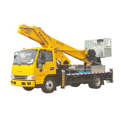 China Kangling  4*2     33m Single Row Telescopic Boom  High-altitude Operation Truck  Aerial   Platform   Truck  Tower Truck for sale