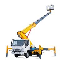 China NMR KV100 NPR ISUZU 4x2 120HP 190HP 27 m 32 m 36 m Aerial Platform Truck for sale