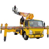China Cheaper Price 28M 30M 33M 36M ISUZU Telescopic Boom Isuzu Manlifter Truck With Aerial Bucket for Sales for sale