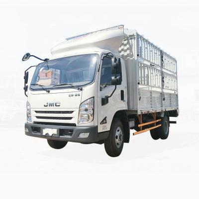 China JMC  Single Row Stake Truck    Animal Transporter Truck Storage Truck for sale