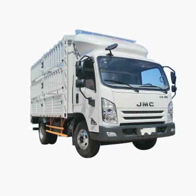 China JMC Single Row Stake Truck  Animal Transporter  High Fence Car for sale