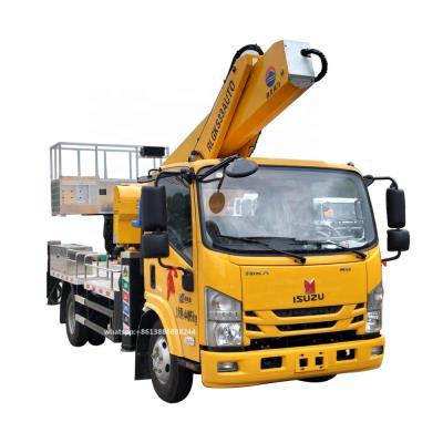 China NIKA 4*2 Single Row  High-altitude Operation Truck  Telescopic Aerial Work Platform   High Lifting Lorry for sale
