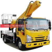 China Cheaper Price KV100 ISUZU Hydraulic Aerial Manlift Work Platform Truck 28M 30M 33Meter for Sales for sale