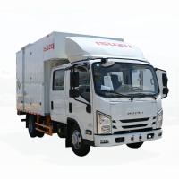 China ISUZU Double Row Small Cargo Truck Diesel Cargo Van 5 Speed Transmission for sale