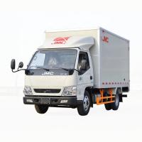 China JMC Logistics Transportation Light Cargo Van Truck Single Row Wagon Delivery Truck for sale